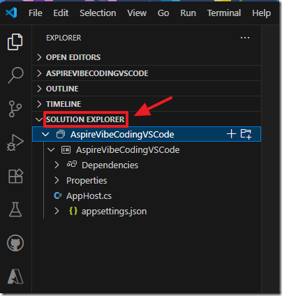Using Visual Studio Code with Aspire and Blazor